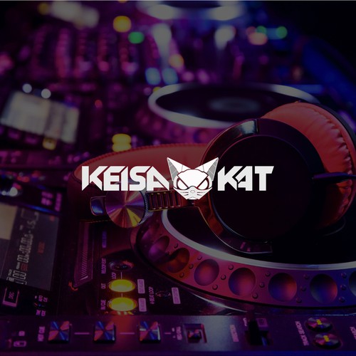 DJ Logo - Modern - Simple - w/ Futuristic Space Cat Character | Logo ...