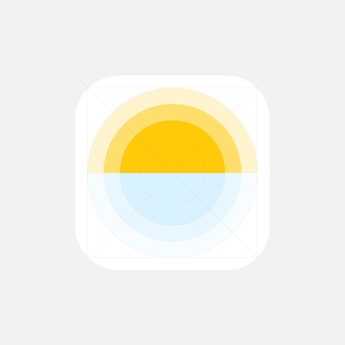 Create a modern iOS app icon. | Icon or button contest