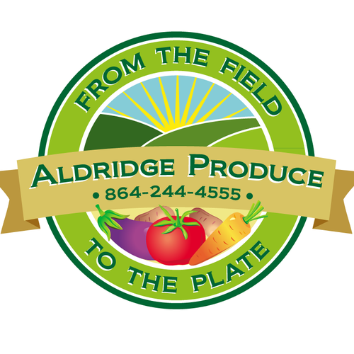 logo for Aldridge Produce | Logo design contest
