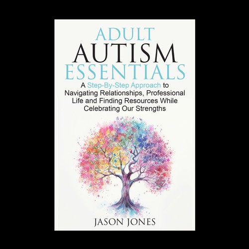 Designs | Adult Autism Essentials Book Cover | Book cover contest
