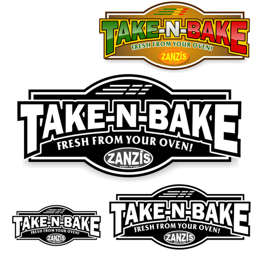 Take-N-Bake logo for pizza store | Logo design contest