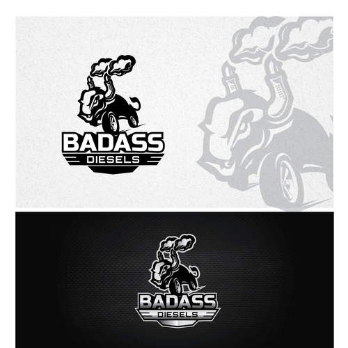 create a branding and trademark for BAD ASS Diesels. When looking at ...