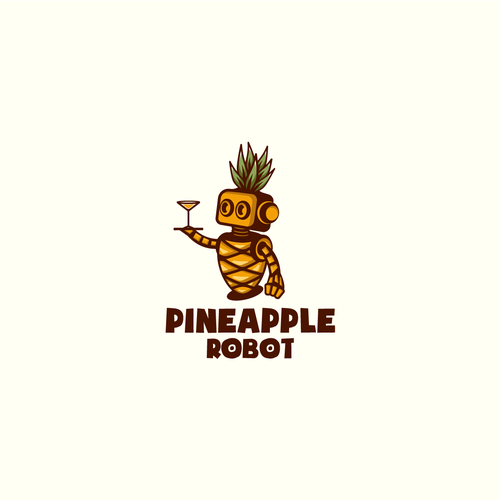 Designs | Pineapple Robot Bar in Maui needs a LOGO!!! | Logo design contest