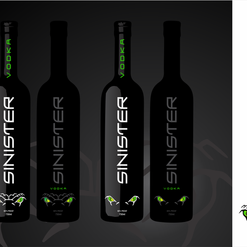 Sinister Vodka needs a new product label | Product label contest