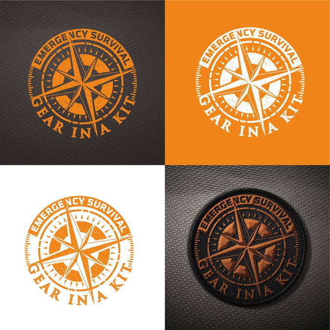 Design a survival of the fittest logo for an emergency survival kit ...
