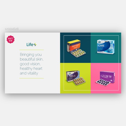 Awesome Shop-in-Shop Banner for LifePlus to Showcase New Brands ...