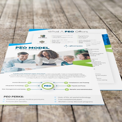Designs | PEO Marketing Flyer Facelift | Postcard, flyer or print contest