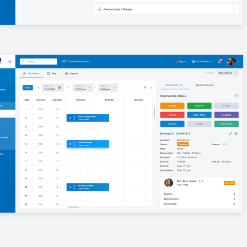 Otalio SPMS UI Design for the modern Cruise Ship Industry | Other web ...