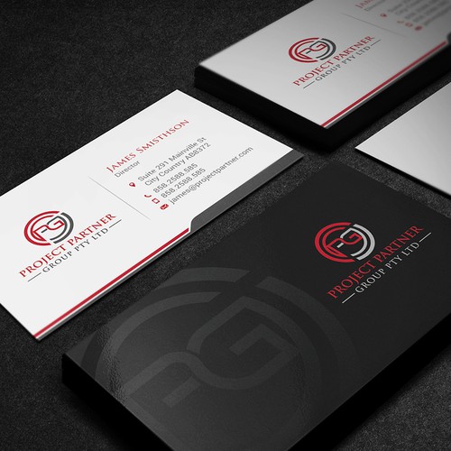 Build a high end project managers buisness card | Business card contest