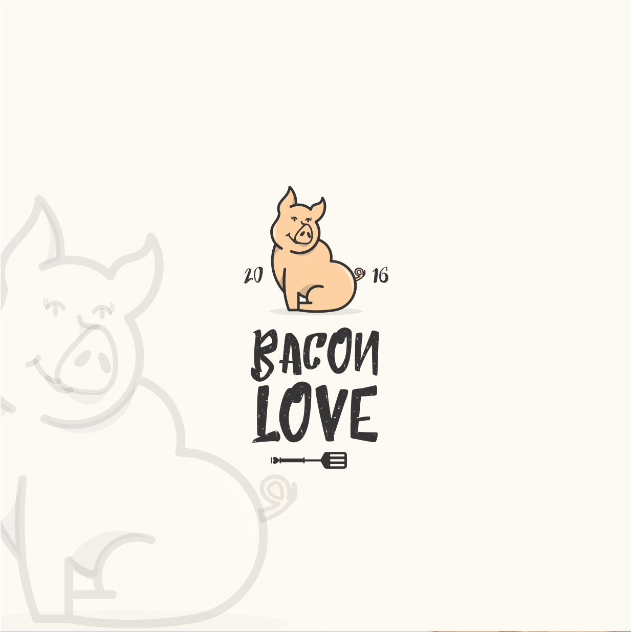 Bacon Logos - Free Bacon Logo Ideas, Design & Templates