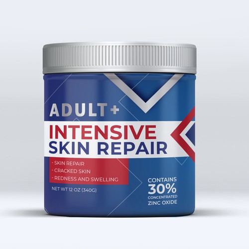 Design an authoritative label for a adult cream! | concurso Embalagem