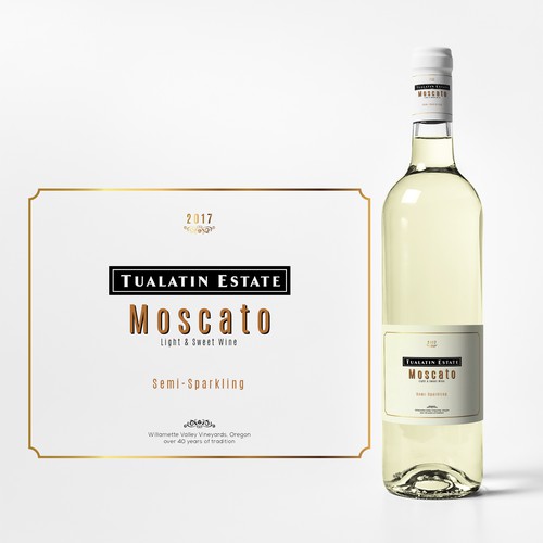 Moscato Wine Label | Product packaging contest