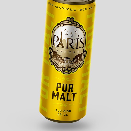 Designs | PUR MALT 33CL CAN DRINK | Product label contest