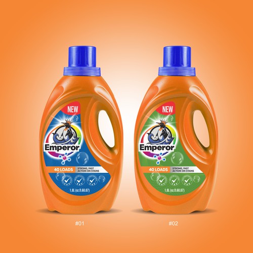 Designs | Label design for liquid detergent brand | Product packaging ...