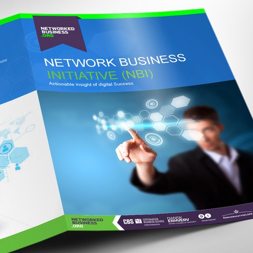 Design a Leave-behind pamflet for danish NetworkedBusiness Initiative ...