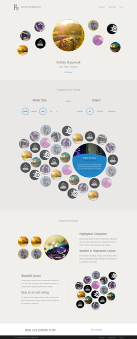 Design framework to organize visual inspirations for creative ...