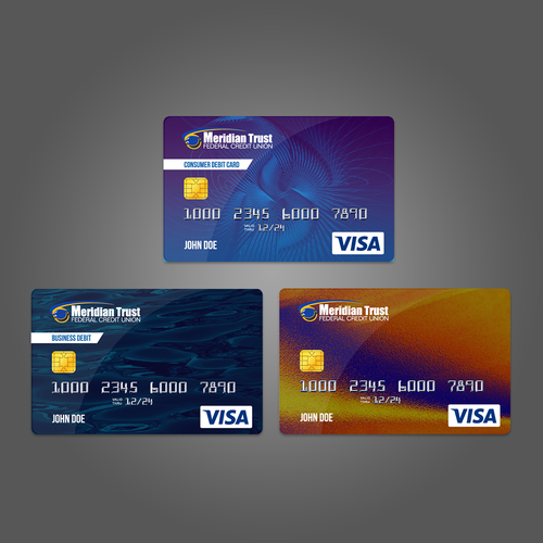Looking for Debit Card Designs, Need 3 different versions | Other ...