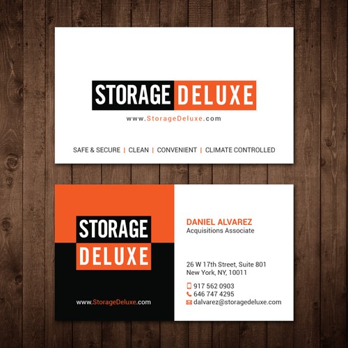 Business card designs for Storage Deluxe | Business card contest