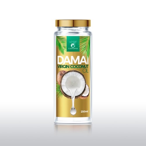 Designs | Design a fresh packaging label for Damai Virgin Coconut Oil ...