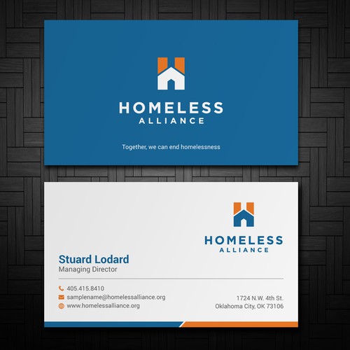 Help Us End Homelessness! Innovative Nonprofit Needs Business Cards ...