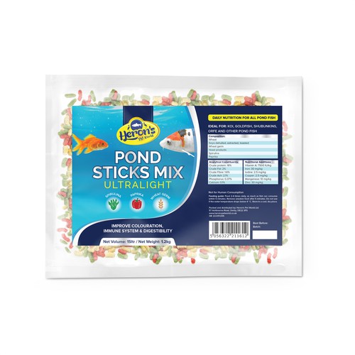 Designs | Design a label for premium pond sticks | Product label contest