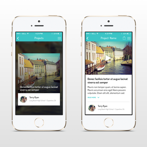 Tech Lounge App | App design contest