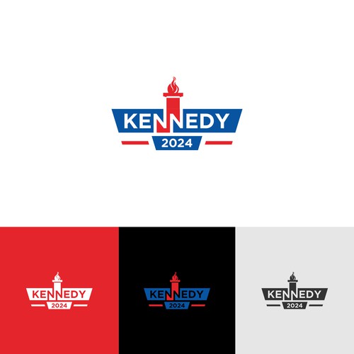 Designs | NEW KENNEDY FOR PRESIDENT LOGO (NOW WITH VICE PRESIDENT ...