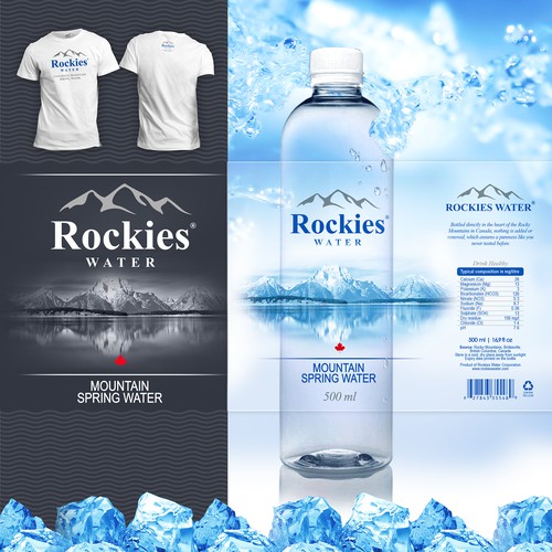 Designs | label for new Canadian Mountain Spring Water | Product label ...