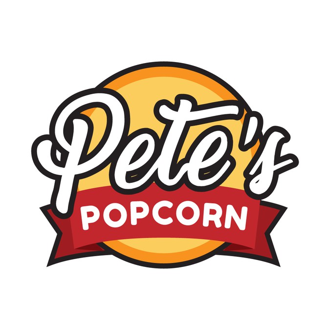 Design a classic american style logo for a flavored popcorn store ...