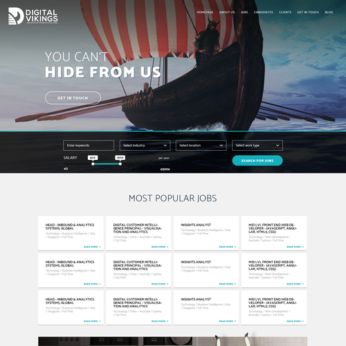 We are the "Digital Vikings" and need a cool web site design ...