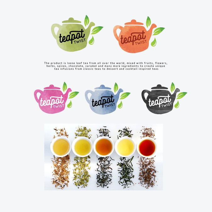 Quirky logo needed for Teapot Twist, loose leaf tea with a twist | Logo ...