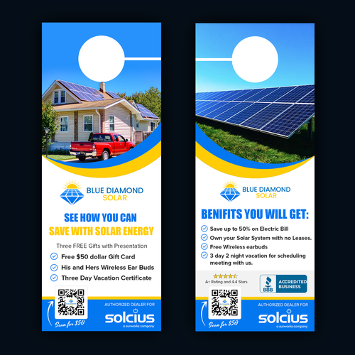 Designs | Sorry we Missed you Solar Door Knocker | Postcard, flyer or ...