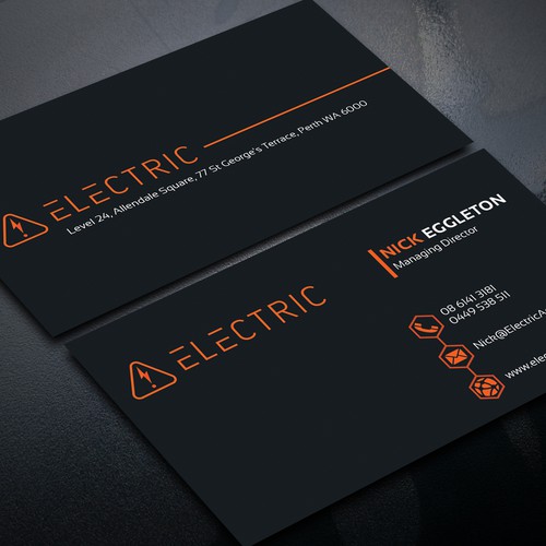 Create an attention grabbing business card for an attention seeking ...