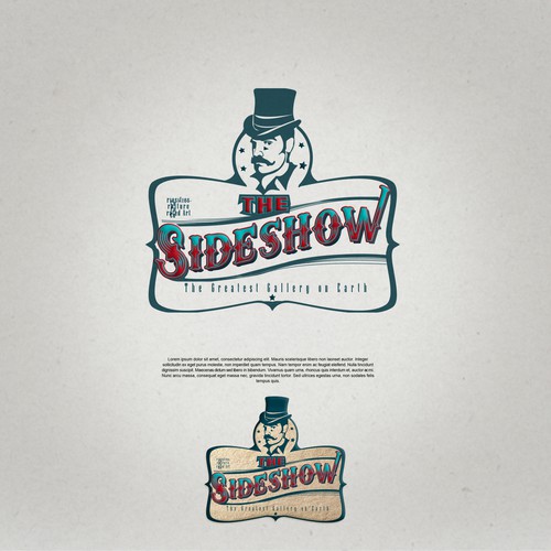Designs | Logo for The Sideshow - a whimsical art gallery | Logo design ...