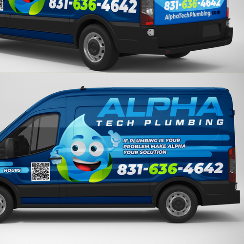 Designs | Fun Plumbing van wraps! logo and inspo pic provided! | Car ...
