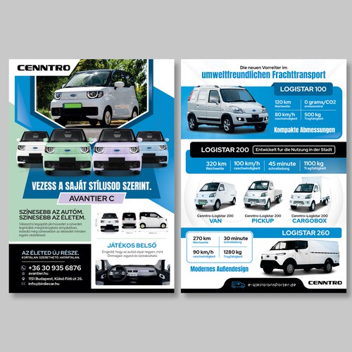 Designs | A5 Flyer for electric vehicle advertising in post and as ...