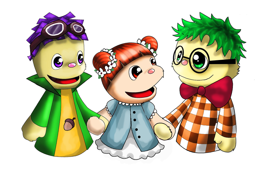 Design 2 males and 1 female, "Muppet/Puppet-Style" characters, for an ...