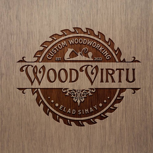 Designs | design a custom modern woodworking logo | Logo design contest