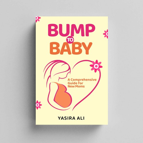 Designs | Design a pregnancy book cover for first time moms | Book ...