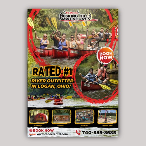 Designs | Hocking Hills Adventures | Poster contest