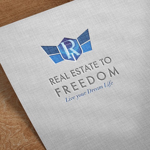 Designs | Real Estate to Freedom | Logo design contest
