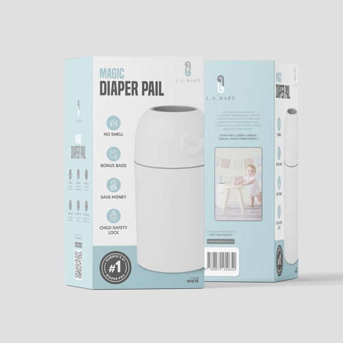 Designs | Create an Attractive & Functional Diaper Pail Packaging ...