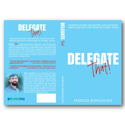 Designs | Bold & Impactful Business Book Cover for ‘Delegate That!’ – A Guide to Scaling with ...