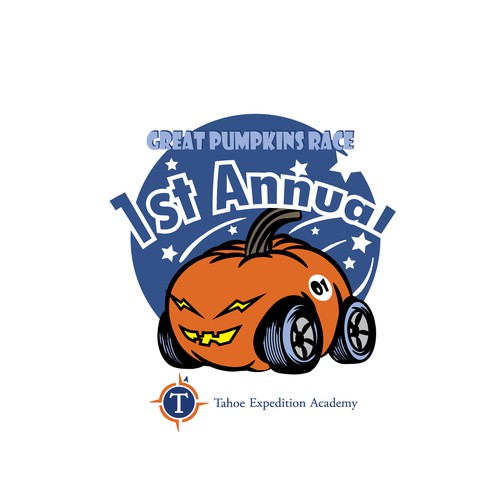 The Great Pumpkin Race Logo | Logo design contest