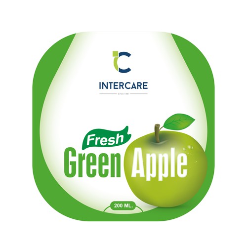 Fresh Green Apple Hand Wash Label design | Product label contest