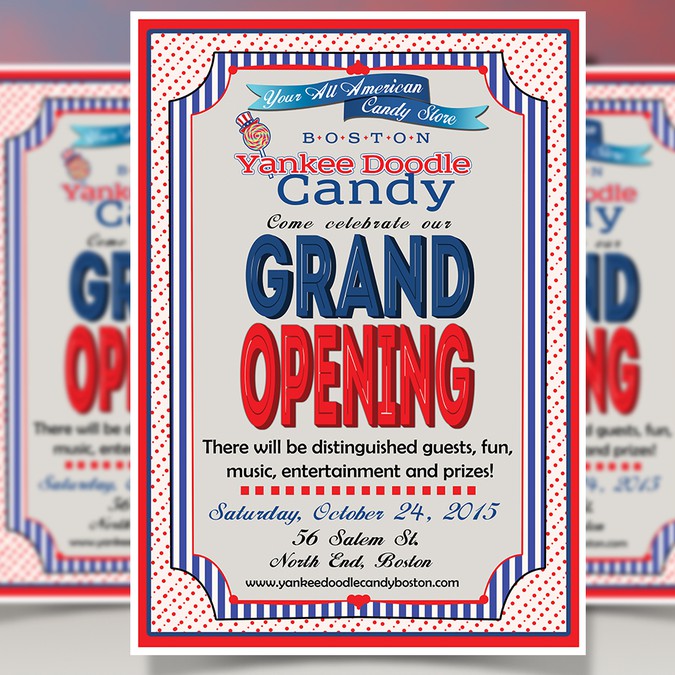 Candy Shop | Postcard, flyer or print contest