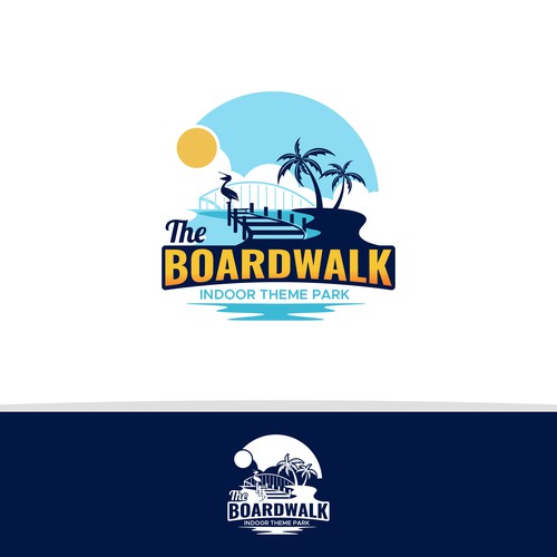Designs | Beach logo for new business: THE BOARDWALK | Logo design contest