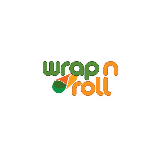 HAVE FUN creating a logo for WRAP N ROLL food tuck and then do MORE ...