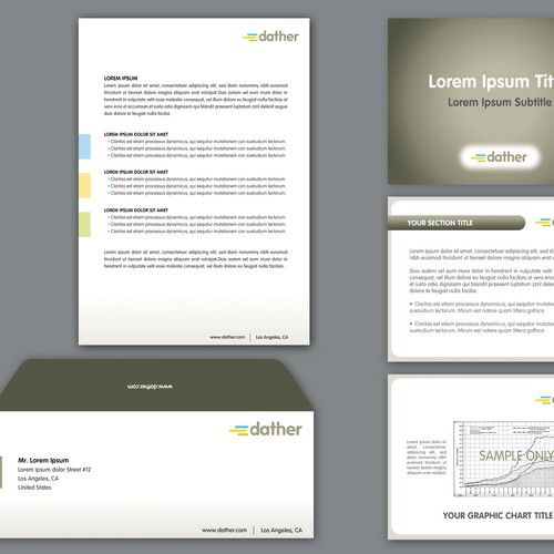 PowerPoint backgrounds and One-Sheet template for a startup | Other ...