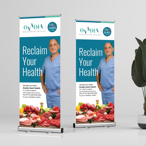 Designs | Create a banner for a heart surgeon that is saving people's ...